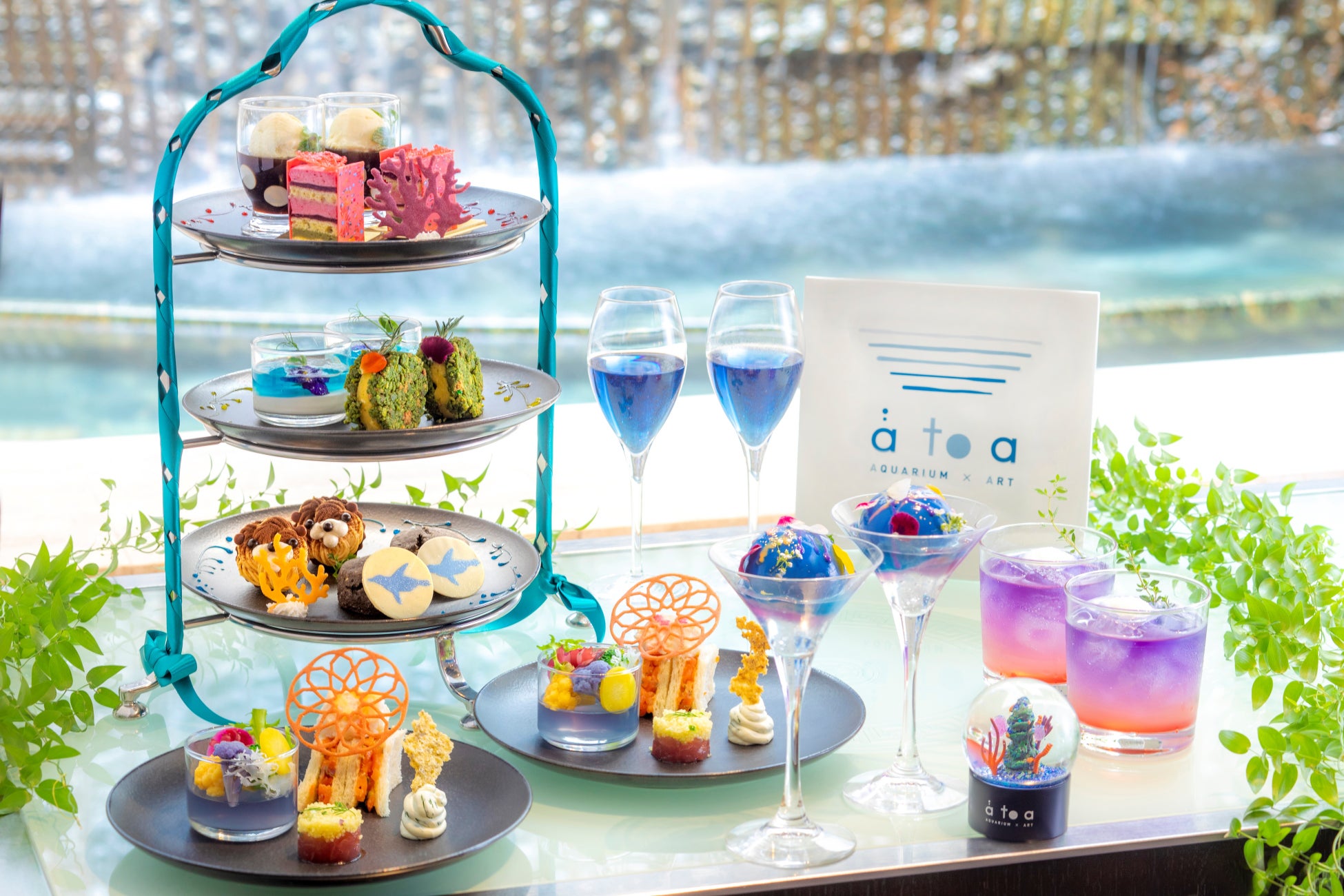First-Ever Kobe Portopia Hotel × átoa Collaboration Afternoon Tea Set ...
