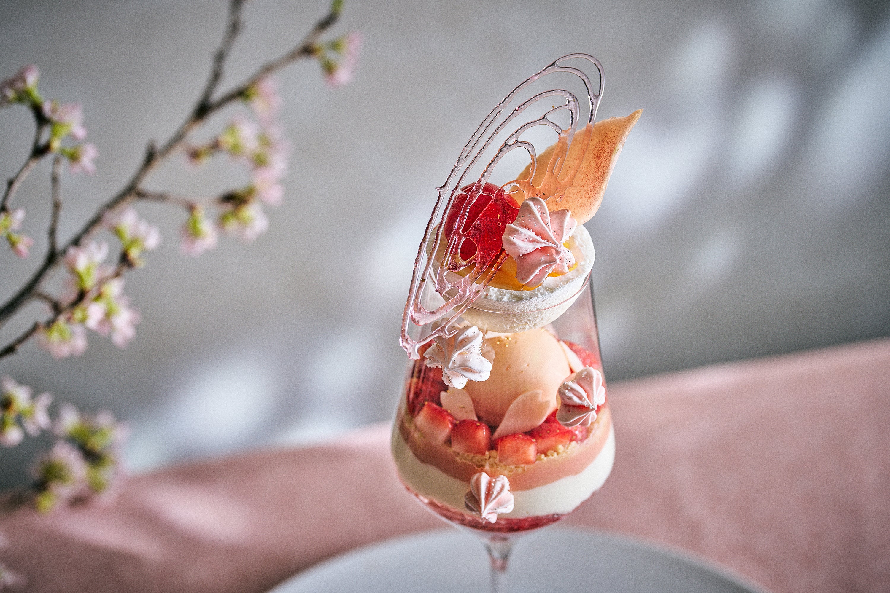 Spring SAKURA Parfait at The Prince Gallery Tokyo Kioicho Celebrates ...
