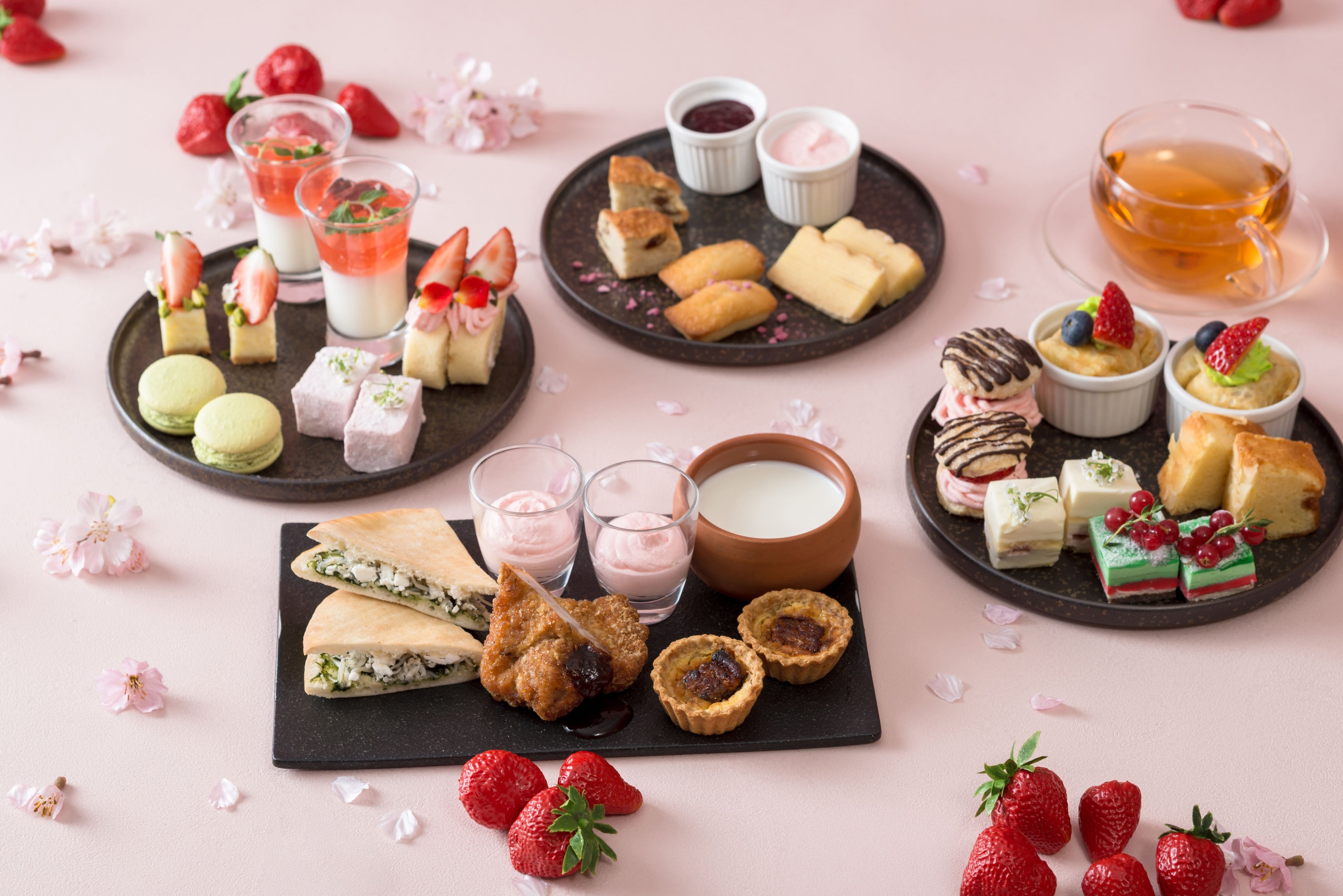 Spring Strawberry and Cherry Blossom Afternoon Tea at Mitsui Garden ...