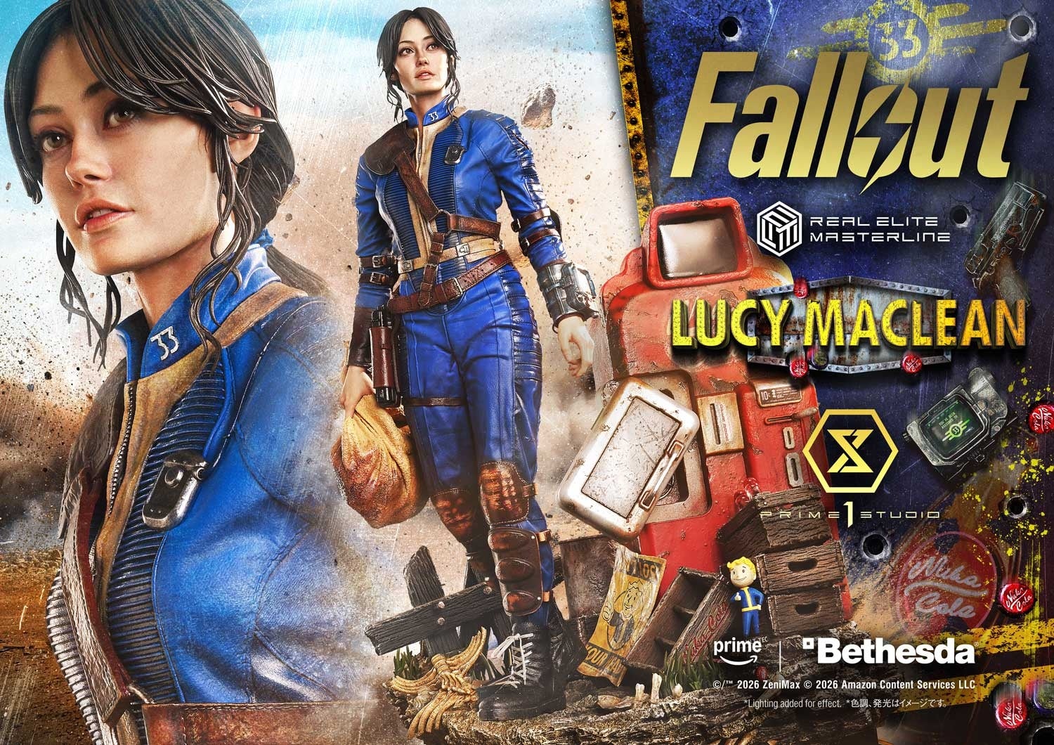 La serie dramática de Fallout, Lucy MacLean, cobra vida en una estatua ...