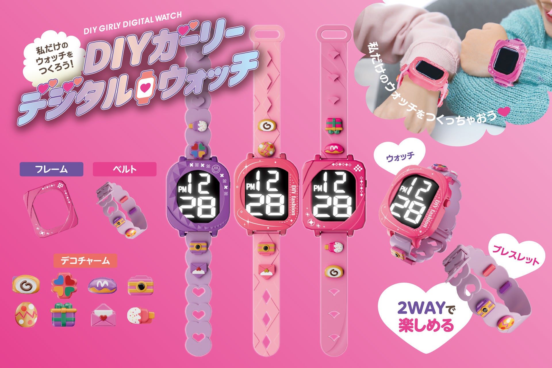 Jam Tangan Digital Girly DIY Diluncurkan pada Bulan Maret - Ciptakan ...