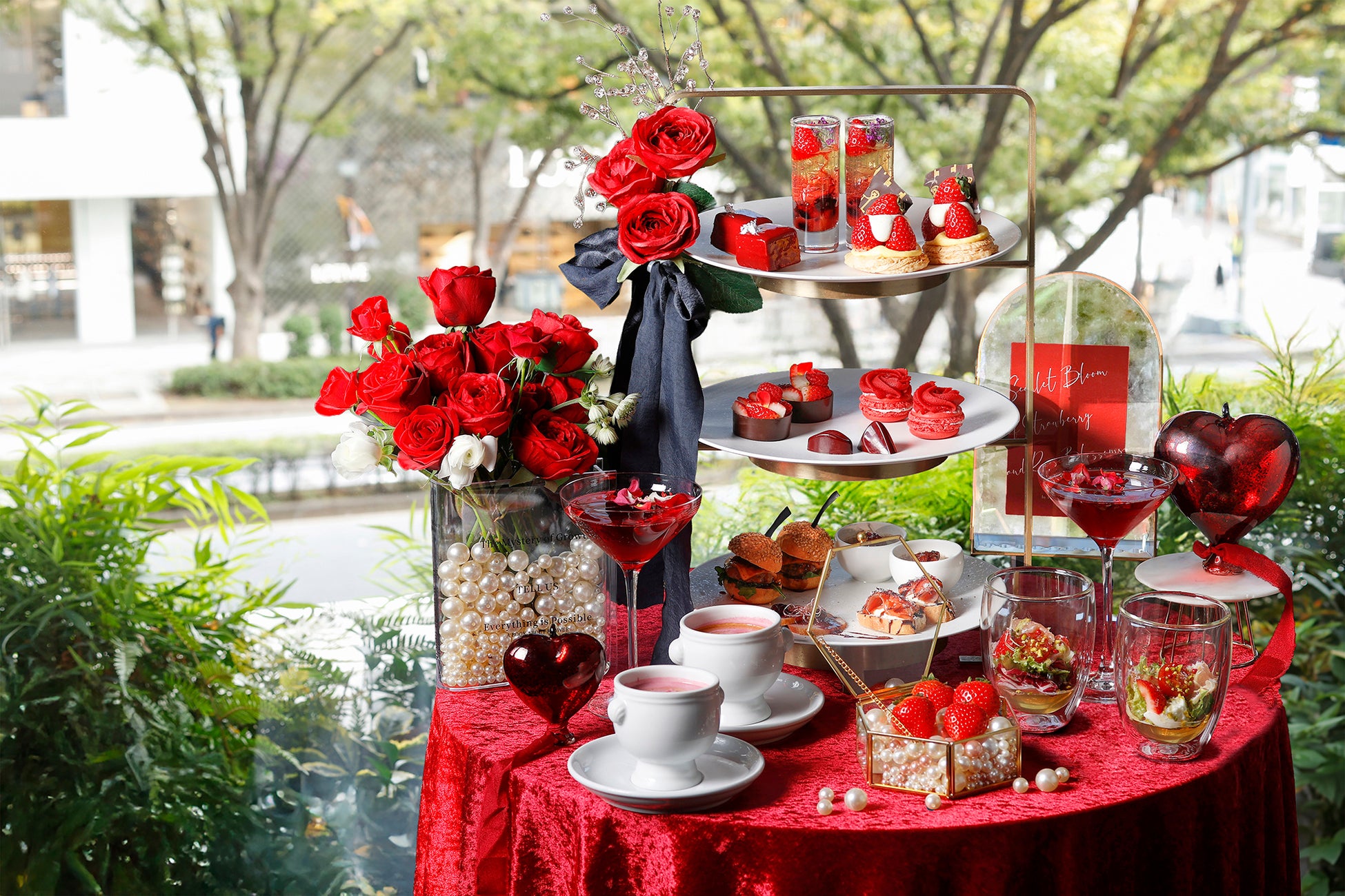 Strawberry & Rose Afternoon Tea "Rouge Coffret" Debuts at The Strings ...