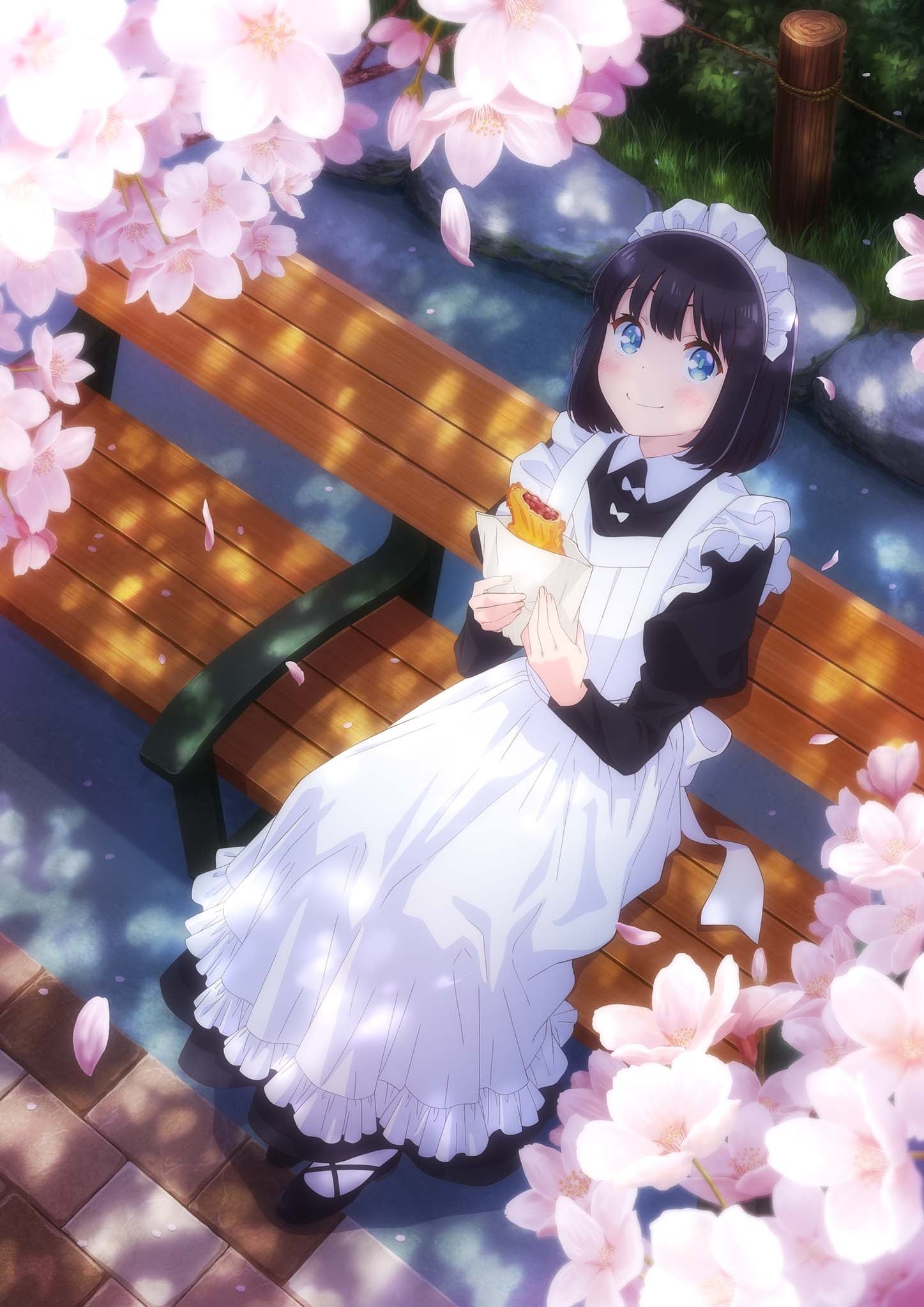 TV Anime "Maid-san wa Taberu dake" Set for April 2026 Broadcast! Winter ...